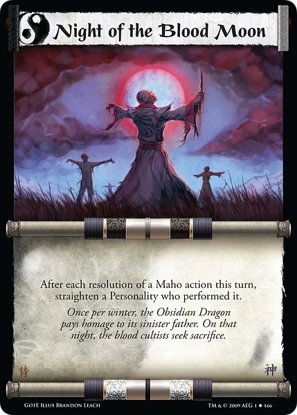 Night of the Blood Moon/card | L5r: Legend of the Five Rings Wiki | Fandom