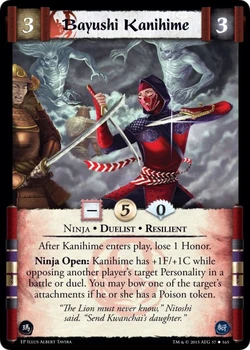 Bayushi Kanihime/card | L5r: Legend of the Five Rings Wiki | Fandom