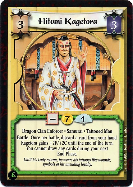 Hitomi Kagetora/card | L5r: Legend of the Five Rings Wiki | Fandom
