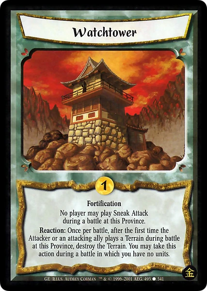Watchtower/card2 | L5r: Legend of the Five Rings Wiki | Fandom