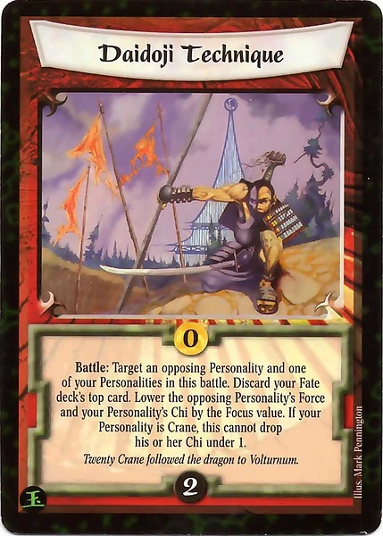 Daidoji Technique/card | L5r: Legend of the Five Rings Wiki | Fandom