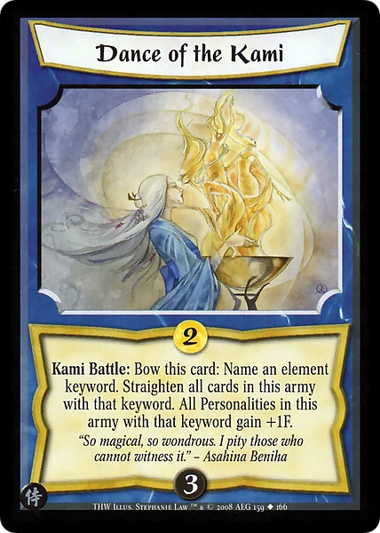 Dance of the Kami/card | L5r: Legend of the Five Rings Wiki | Fandom