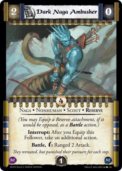 Dark Naga Ambushercard L5r Legend Of The Five Rings Wiki Fandom