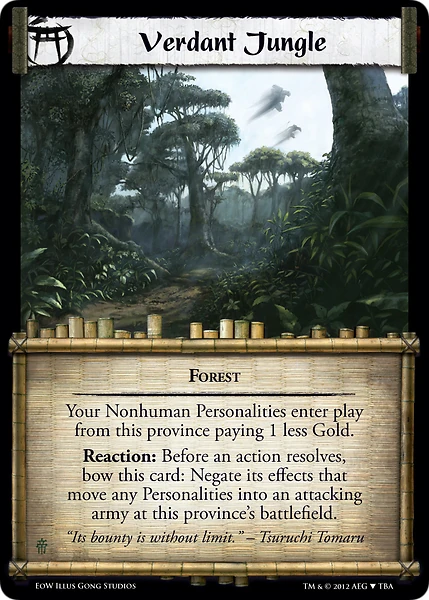 Verdant Jungle/card | L5r: Legend of the Five Rings Wiki | Fandom