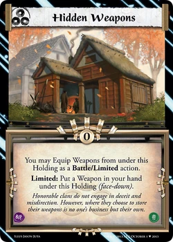 Hidden Weapons/card | L5r: Legend of the Five Rings Wiki | Fandom