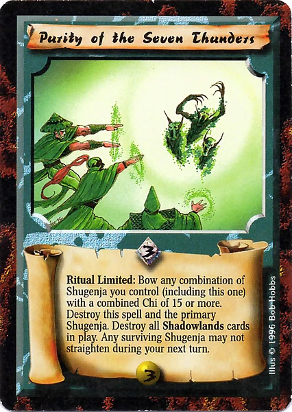 Purity of the Seven Thunders/card | L5r: Legend of the Five Rings Wiki ...