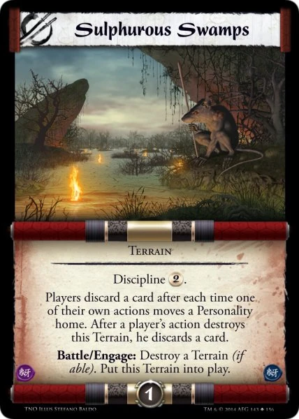 Sulphurous Swamps/card | L5r: Legend of the Five Rings Wiki | Fandom