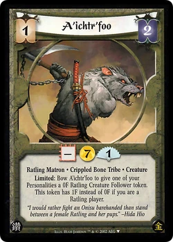 A'ichtr'foo/card | L5r: Legend of the Five Rings Wiki | Fandom