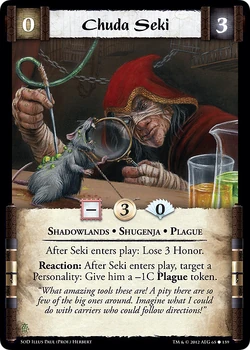 Chuda Seki/card | L5r: Legend of the Five Rings Wiki | Fandom