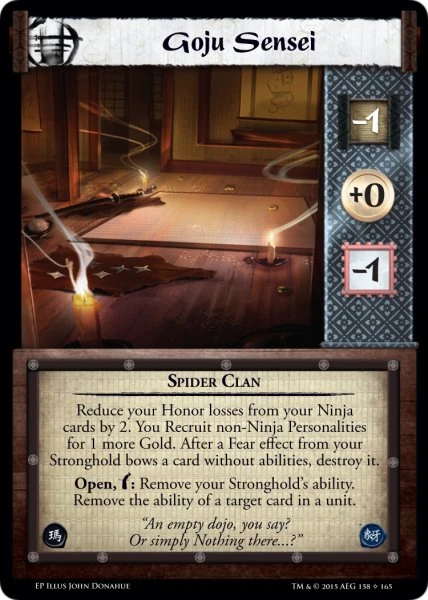 Goju Sensei/card | L5r: Legend of the Five Rings Wiki | Fandom
