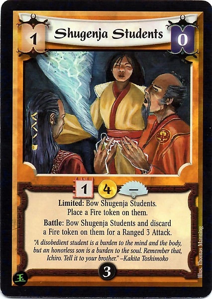Shugenja Students/card | L5r: Legend of the Five Rings Wiki | Fandom