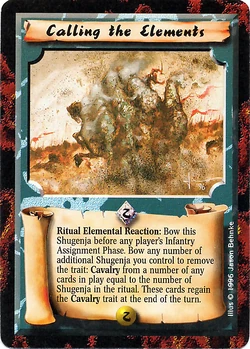 Calling the Elements/card | L5r: Legend of the Five Rings Wiki | Fandom