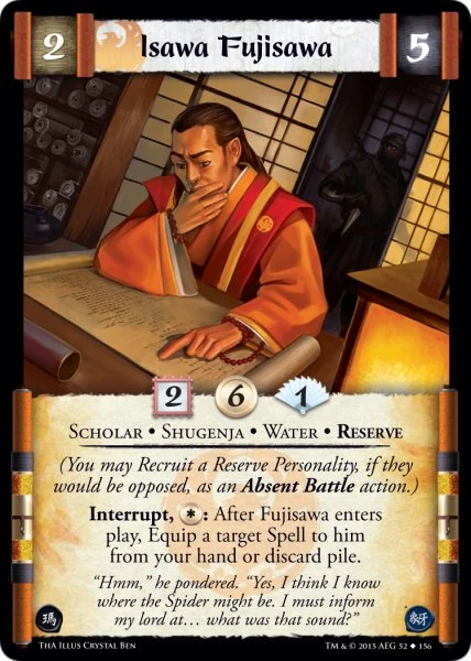 Isawa Fujisawa/card | L5r: Legend of the Five Rings Wiki | Fandom
