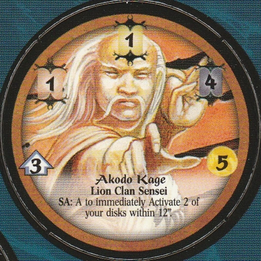 Akodo Kage/Diskwars | L5r: Legend of the Five Rings Wiki | Fandom