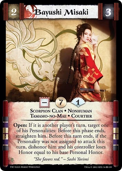 Bayushi Misaki/card | L5r: Legend of the Five Rings Wiki | Fandom