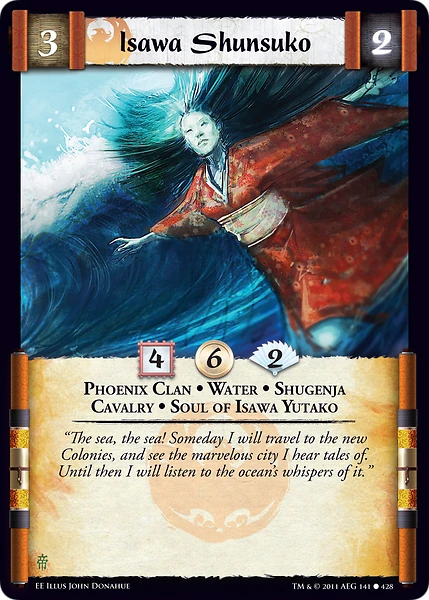 Isawa Shunsuko/card | L5r: Legend of the Five Rings Wiki | Fandom