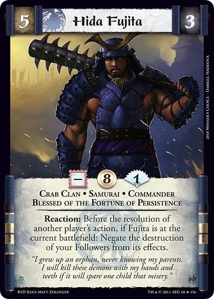 Hida Fujita/card | L5r: Legend of the Five Rings Wiki | Fandom