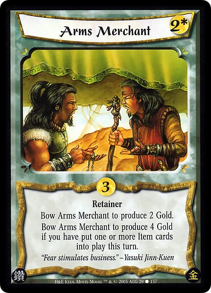 Arms Merchant/card | L5r: Legend of the Five Rings Wiki | Fandom