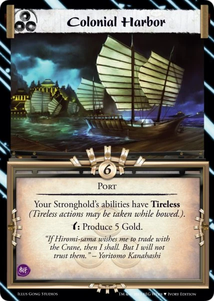 Colonial Harbor/card2 | L5r: Legend of the Five Rings Wiki | Fandom