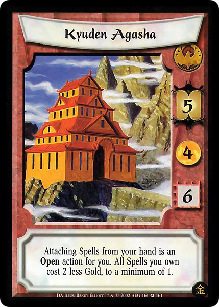 Kyuden Agasha/card | L5r: Legend of the Five Rings Wiki | Fandom