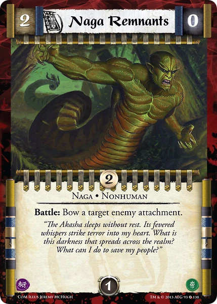 Naga Remnants/card | L5r: Legend of the Five Rings Wiki | Fandom