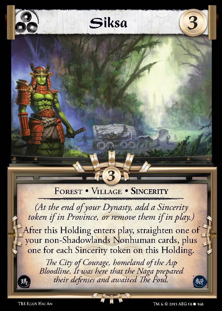 Siksa/card | L5r: Legend of the Five Rings Wiki | Fandom