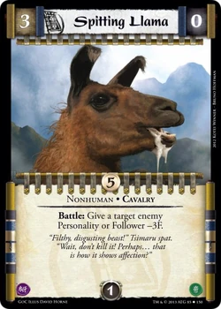 Spitting Llama/card | L5r: Legend of the Five Rings Wiki | Fandom