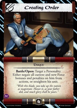 Creating Order/card2 | L5r: Legend of the Five Rings Wiki | Fandom
