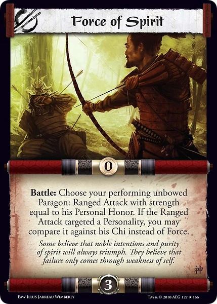 Force of Spirit/card | L5r: Legend of the Five Rings Wiki | Fandom