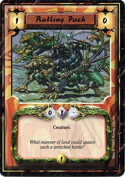 Ratling Pack/card | L5r: Legend of the Five Rings Wiki | Fandom