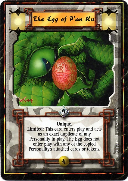The Egg of P'an Ku/card | L5r: Legend of the Five Rings Wiki | Fandom