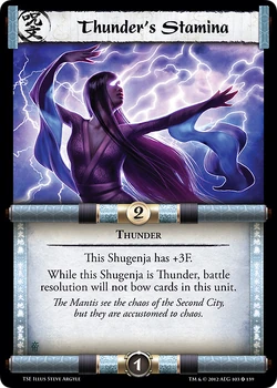Thunder's Stamina/card | L5r: Legend of the Five Rings Wiki | Fandom