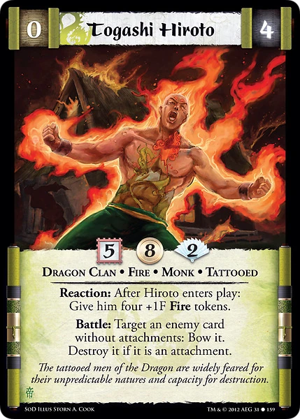 Togashi Hiroto/card | L5r: Legend of the Five Rings Wiki | Fandom