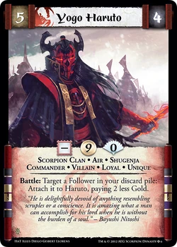 Yogo Haruto/card | L5r: Legend of the Five Rings Wiki | Fandom