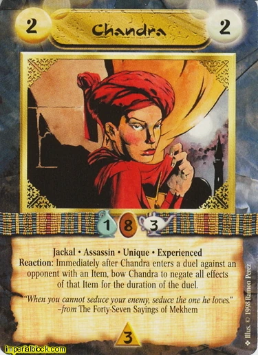 Chandra Exp/card | L5r: Legend of the Five Rings Wiki | Fandom