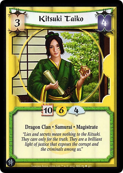 Kitsuki Taiko/card | L5r: Legend of the Five Rings Wiki | Fandom