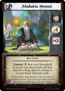 Mahatsu Sensei/card | L5r: Legend of the Five Rings Wiki | Fandom