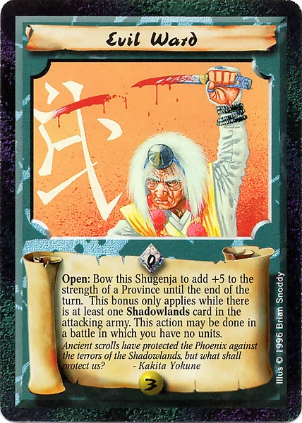 Evil Ward/card | L5r: Legend of the Five Rings Wiki | Fandom