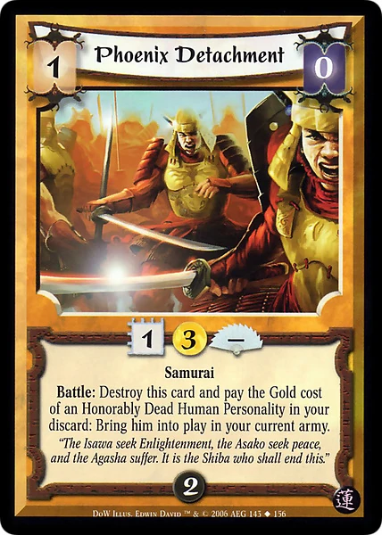 Phoenix Detachment/card | L5r: Legend of the Five Rings Wiki | Fandom