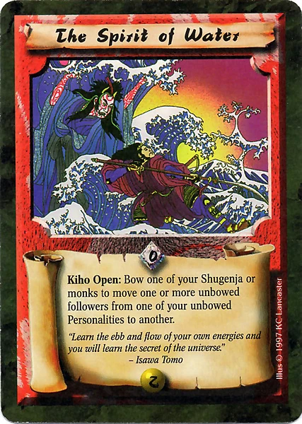 The Spirit of Water/card | L5r: Legend of the Five Rings Wiki | Fandom