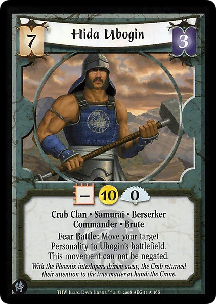 Hida Ubogin/card | L5r: Legend of the Five Rings Wiki | Fandom