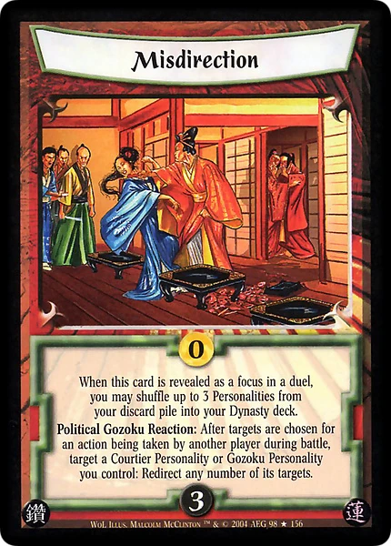 Misdirection/card | L5r: Legend of the Five Rings Wiki | Fandom
