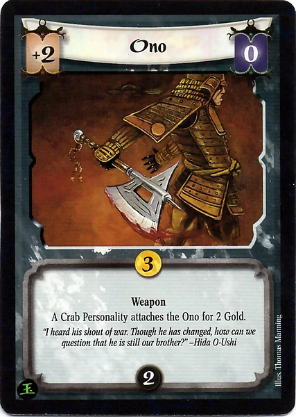 Ono/card | L5r: Legend of the Five Rings Wiki | Fandom