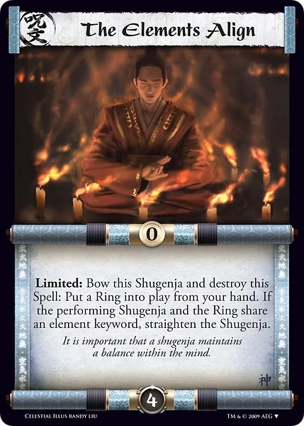 The Elements Align/card | L5r: Legend of the Five Rings Wiki | Fandom