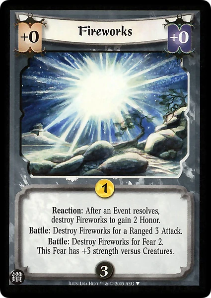 Fireworks/card | L5r: Legend of the Five Rings Wiki | Fandom