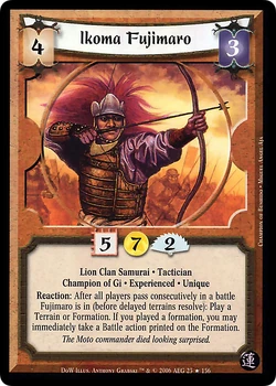 Ikoma Fujimaro Exp/card | L5r: Legend of the Five Rings Wiki | Fandom