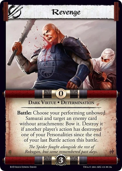 Revenge/card | L5r: Legend of the Five Rings Wiki | Fandom