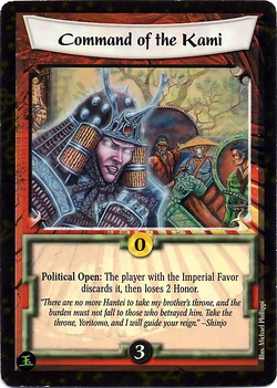 Command of the Kami/card | L5r: Legend of the Five Rings Wiki | Fandom