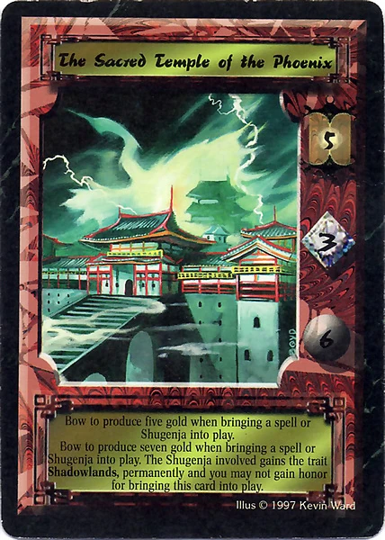 The Sacred Temple of the Phoenix/card2 | L5r: Legend of the Five Rings ...