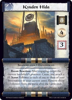Kyuden Hida Exp/card | L5r: Legend of the Five Rings Wiki | Fandom